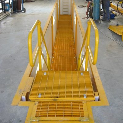 Mining Workshop Pit: Safety Addressed with Elevating Platform/Cover